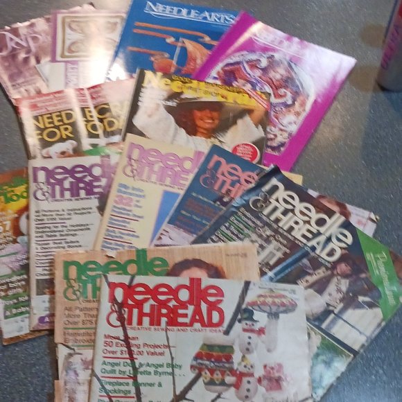 Other | Vintage Lot Of 13 Needle Craft Needle Art Needle And Thread ...
